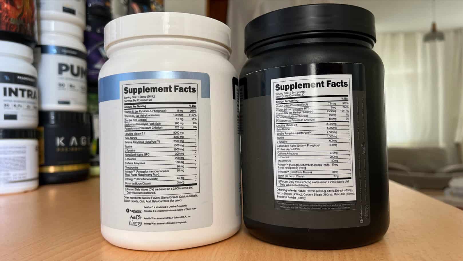 Bulk Black vs Bulk: Transparent Labs Pre-Workout Comparison | FitFrek