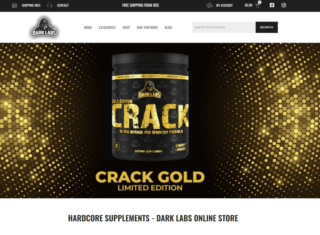Dark Labs Crack Primal Review: 10 Stims In This Pre Workout - FitFrek