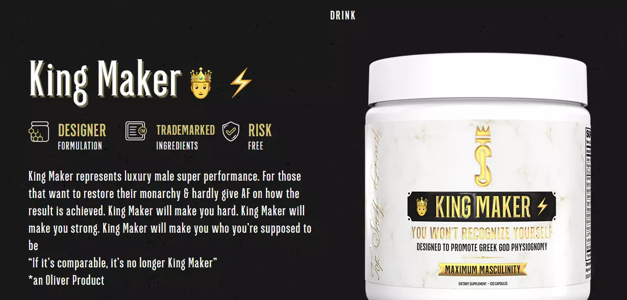 Top Shelf Grind King Maker: 8+ Anabolic Compounds, Including ...