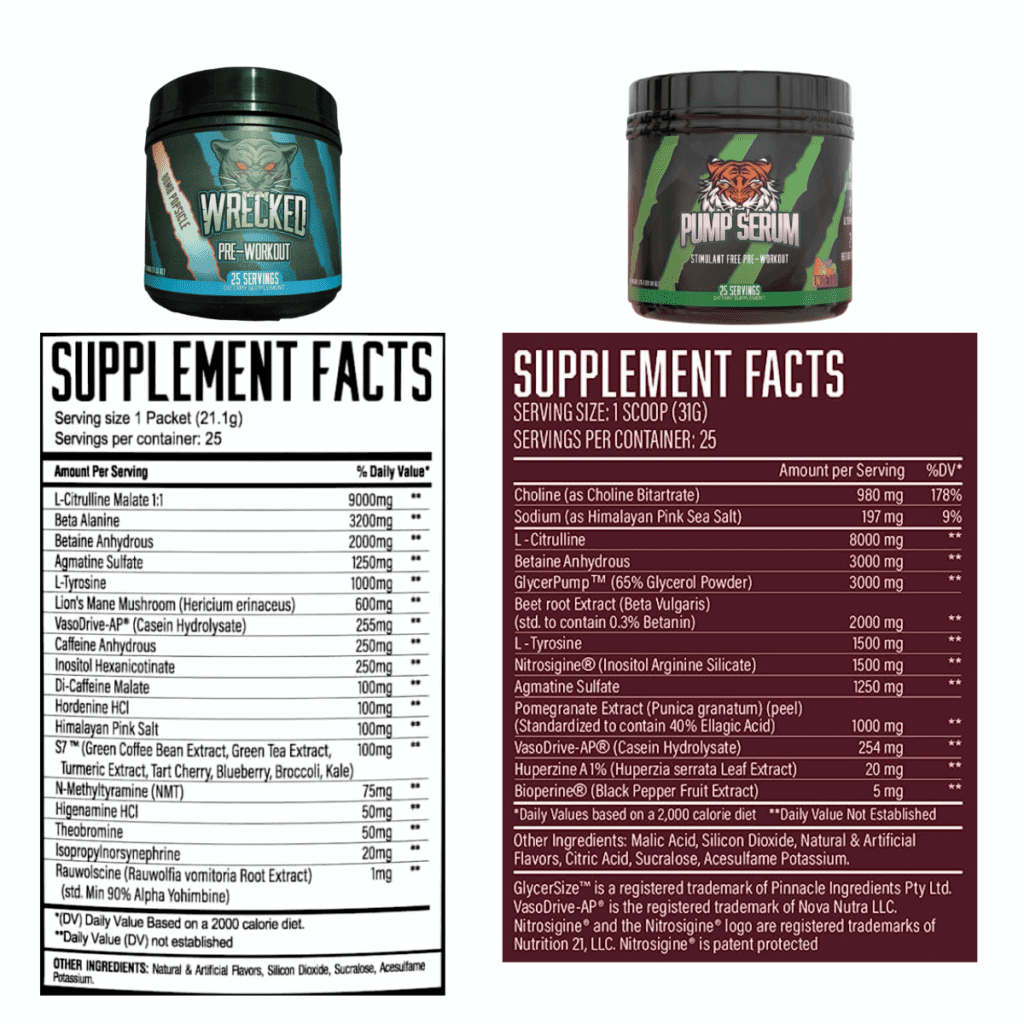 Wrecked vs. Pump Serum: Which One Is Better? - FitFrek